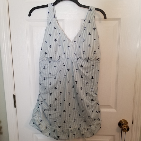 crown & ivy | Swim | Onepiece Crown Ivy Anchor Swimsuit | Poshmark